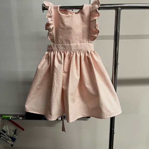 Girls Ruffle Pinafore Dress With a Bow PDF Sewing Pattern 3M-10Y - Etsy