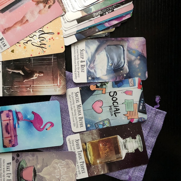 PRACTICAL Self-care Oracle Deck (78 Cards) - Etsy
