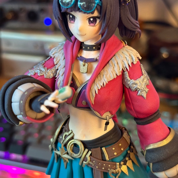 FFXIV OC Character 10inch Custom Figure Sculpt, 90% Recovery Every ...