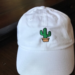 CACTUS Baseball Hat, Embroidered Dad Cap Succulent Cacti Desert Plant ...