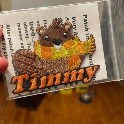 Beaver Custom Personalized Iron-on Patch - Etsy