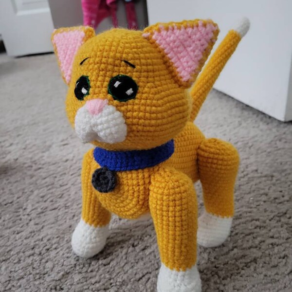 Oliver the Cat Amigurumi Pattern - Etsy