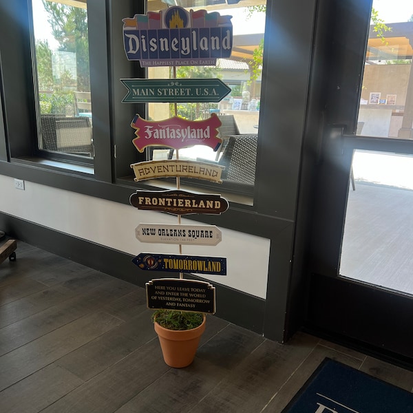 Disneyland Party Directional Sign, Mickey Birthday, Princess Birthday ...