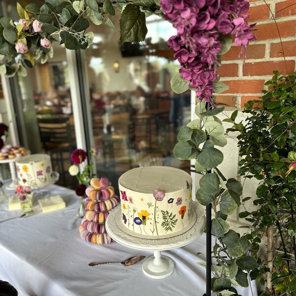 120 Edible Pressed Flowers, Pastel Cupcake Blend, Organic Foodsafe Chem ...