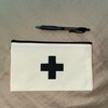 First Aid Kit, Natural Cotton Canvas Pouch, Purse First Aid, Gift for ...