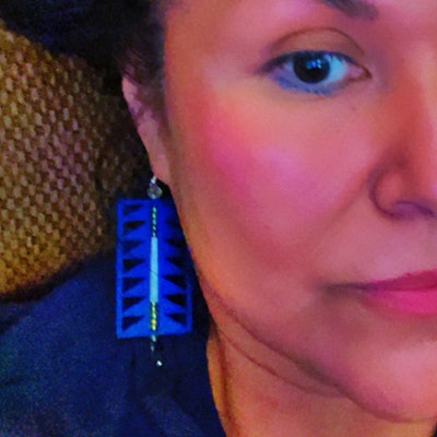 Native Earrings, Abalone Sturgeon Back - Etsy