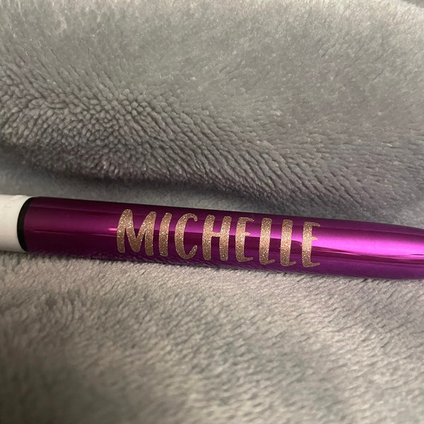 Personalized Pen Name Vinyl Decal: Custom Stationery Sticker ...