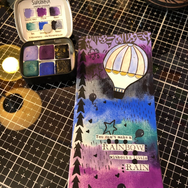 Handmade Watercolor Paints - SUPERNOVA - Artisan Paint Palette, Set of ...