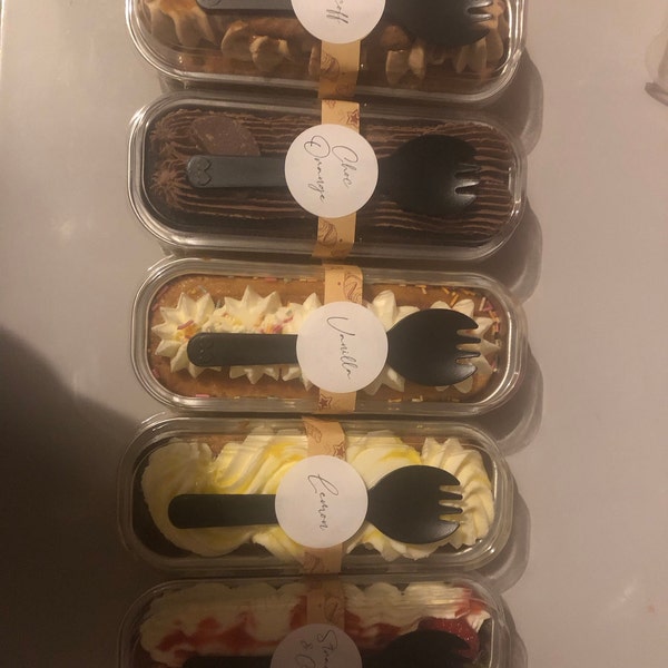 Cake Flavour Stickers - Flavour Labels - Custom Cake Labels ...