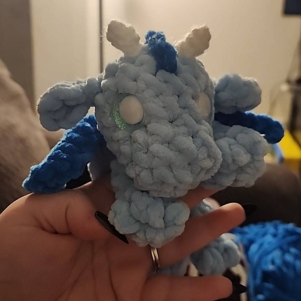 Diddy Dex the Palm Sized Snuggler Dragon Crochet Pattern Amigurumi ...