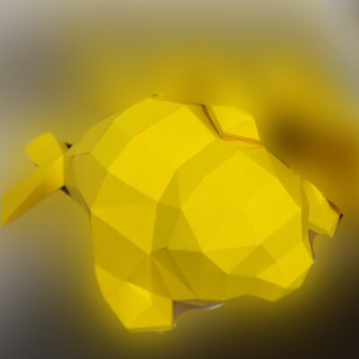 Seal Paper Model ,papercraft , DIY , Low Poly , PDF Papercraft , Seal ...