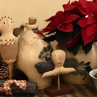 Primitive Robin Primitive Bird Spring Prim Decor Finished Item Not ...