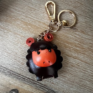 Strawberry Bag Charm Keychain Key Ring Car Charm Red Handmade New - Etsy