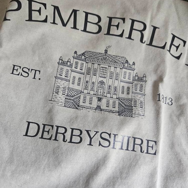 Pemberley Shirt, Comfort Colors T-shirt, Pride and Prejudice Shirt ...