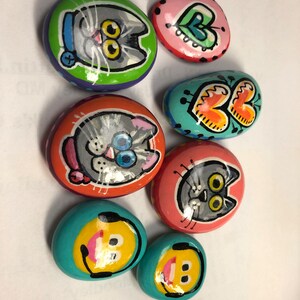 Grab Bags of Random, Pretty Stones Fun, Hand-painted Rocks Let Me ...
