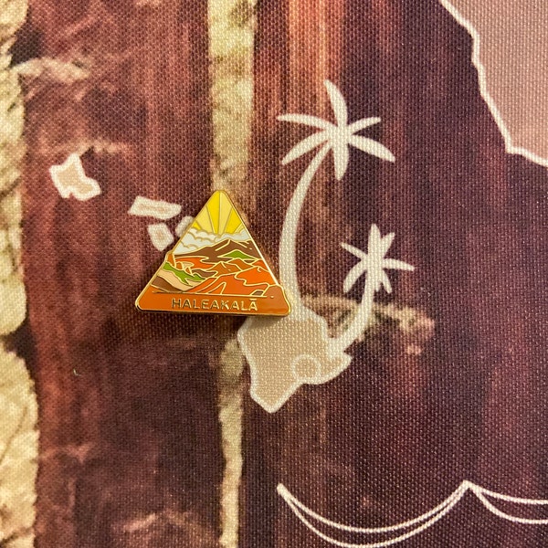 Haleakala National Park Hard Enamel Pin | National Park Lapel Pin ...