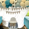Happy Birthday Burlap Banner, Happy Birthday Bunting, Birthday ...