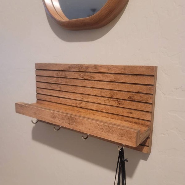 Key Rack, Entryway Organizer, Key Holder for Wall, Mid Century Modern ...