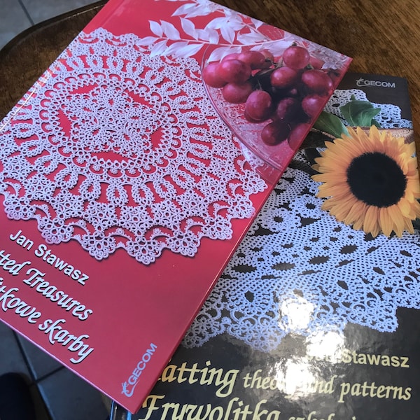Tatting Books by Jan Stawasz 29.50 Each - Tatted Treasures or Tatting ...