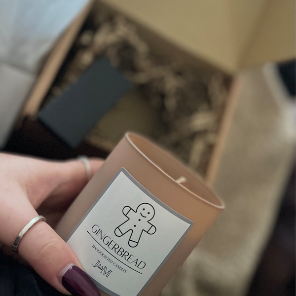 Gingerbread Candle. Candle. Candle Gift. Christmas Candle. Gingerbread ...