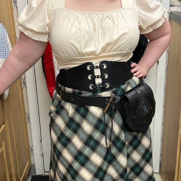 Buy Genuine Leather Waist Pouch: Boho Gemstone Festival Bag Online in ...