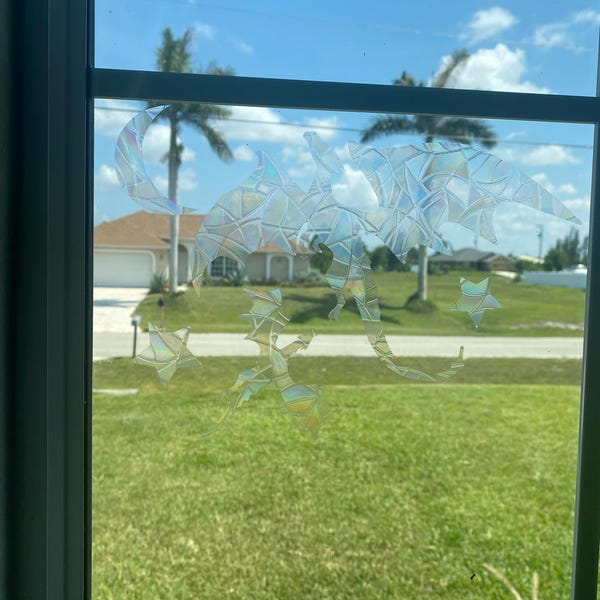 Flower of Life Mandala Window Cling - Bird Strike Prevention Decals ...