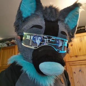 Cardboard Protogen Mask PDF FREE Link in Description - Etsy UK