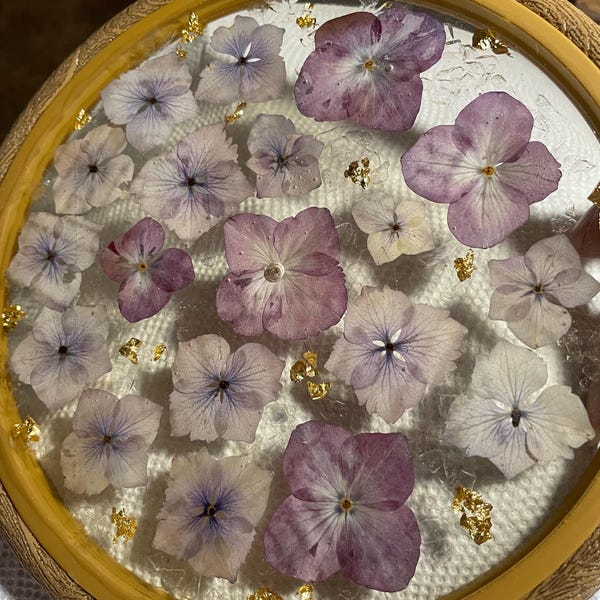 Round Side Table - Folding Resin Table With Sea Waves - Handmade Epoxy ...