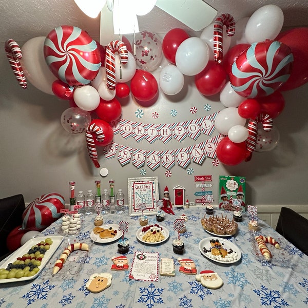 North Pole Party Decoration Package. Printable Party for Christmas ...