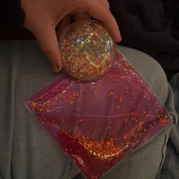 Sensory Squish Mat: Liquid Motion Fidget Toy, Color Mixing - Etsy