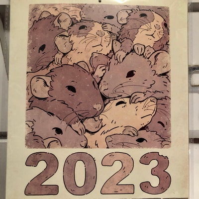 Winged Rat Art Print 8x8 - Etsy