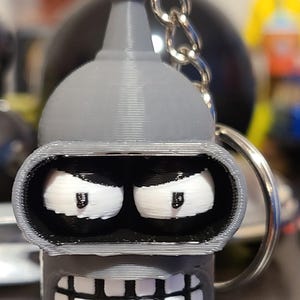 Futurama Bender Zoidberg Keychain - Etsy