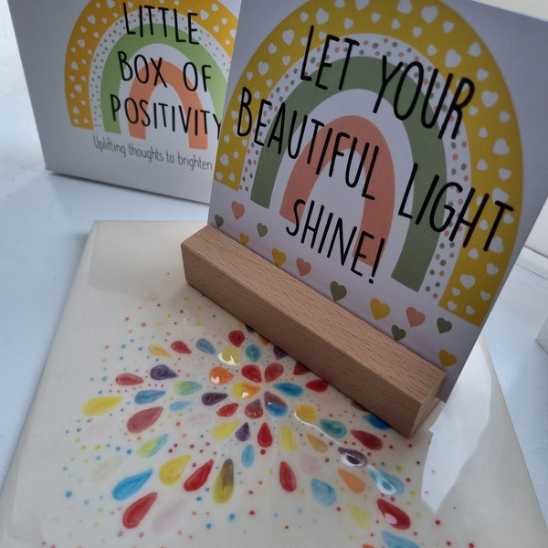 Affirmation Cards Positivity Cards With Wooden Stand, Positive ...
