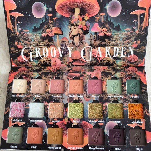 Groovy Garden Eyeshadow Palette - Etsy