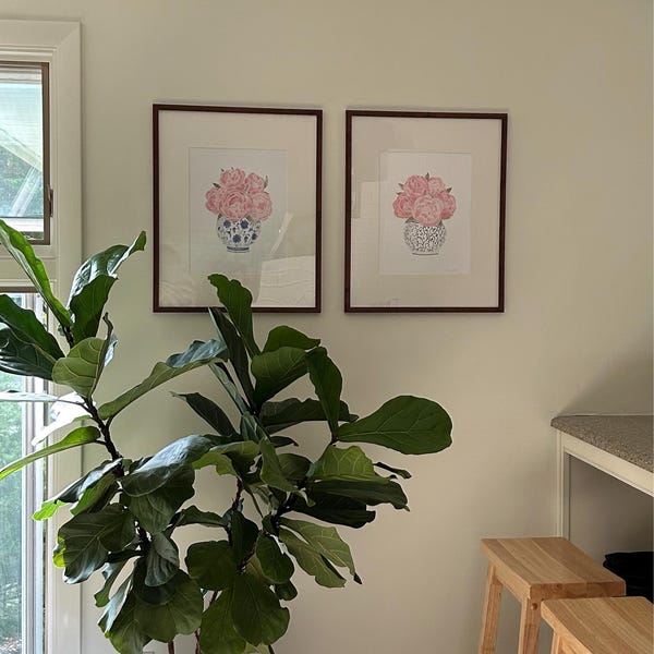 Modern Farmhouse Wall Decor Set of 3 Prints Botanical Wall Art Rustic ...