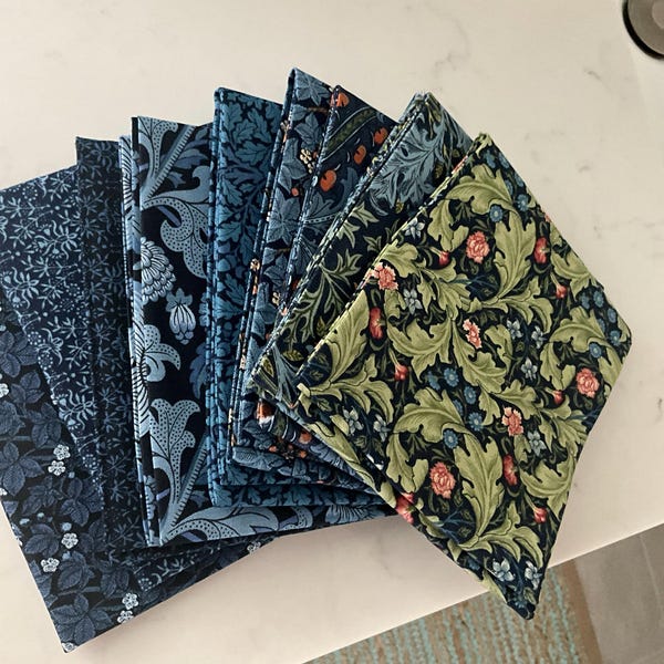 Decorum Fat Quarter Bundle by Basicgrey, Moda Fabrics, 100% Cotton ...