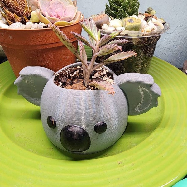 Koala Planter, Koala Gifts, Koala Bear, Animal Planter, Koala Decor ...