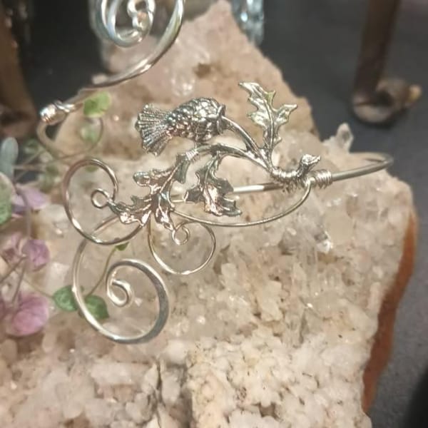 Silver Ivy Necklace, Elven Leaf Statement Collar, Elven Wedding Torc - Etsy