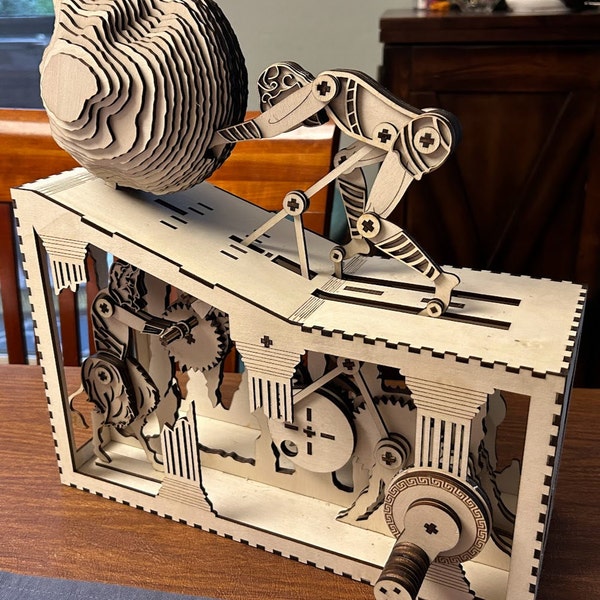 DIGITAL FILE - Sisyphus Automata - Kinetic Sculpture - Laser Cutter ...