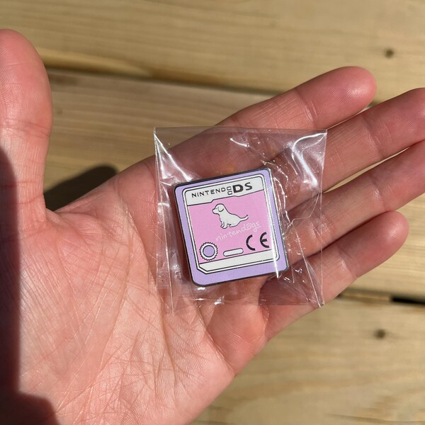 Nintendogs Game Cartridge Inspired Hard Enamel Lapel Pin Badge - Etsy