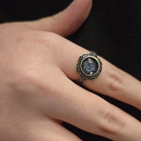 EXCLUSIVE Dark Moon Ranni Ring, Adjustable Glow-in-the-dark Vintage ...