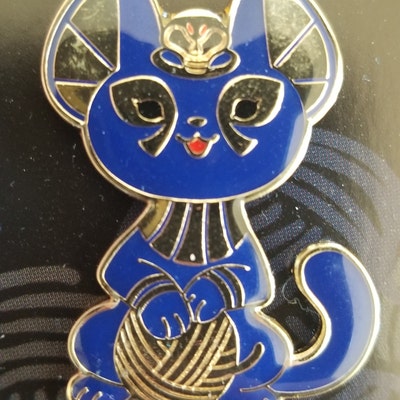 BASTET Enamel PIN. Ancient Egyptian Goddess Bast Kitten Lapel Pin. tiny ...