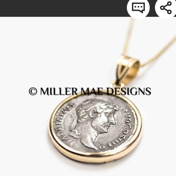 10k Gold Real King Midas Coin Necklace | Ancient Phyrgian Greek Coin ...