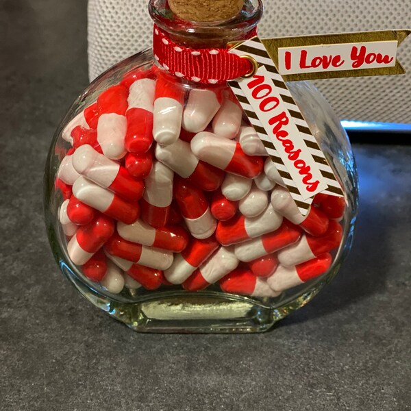 Personalized Love Pills, Secret Love Messages, 100 Reasons I Love You ...