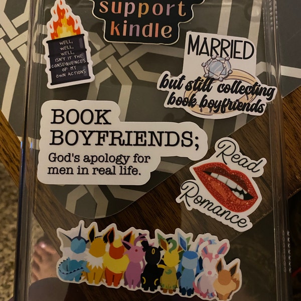 Book Boyfriends Waterproof Sticker - Etsy
