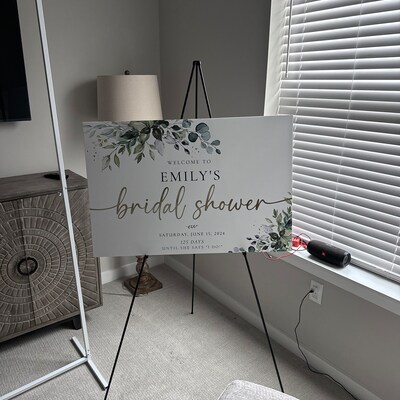 Bridal Shower Sign, Unique Bridal Shower Sign, Custom Design, Bridal ...