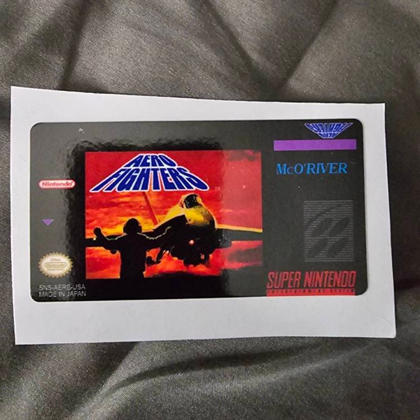 Super Famicom Cartridge Game Replacement Labels. Replace Your Game ...