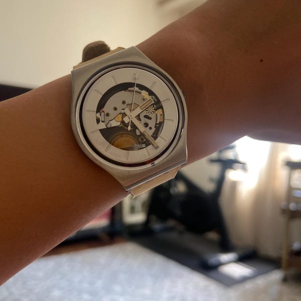 Swatch Watch Vintage GO BIG Rare Swatch Access Watch in Original Box ...