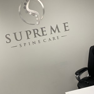 Custom Gold Metal Signs Gold Beauty Spa Sign Logo to Gold | Etsy