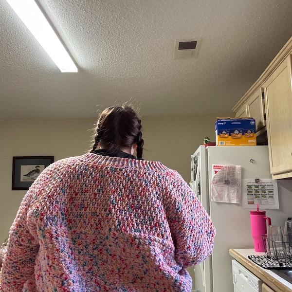 Cirrus Cloud Cardigan Crochet Pattern (digital Item NOT a Physical Item ...